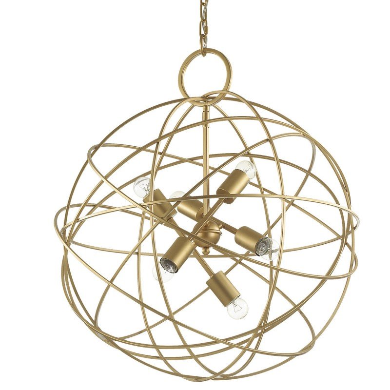 Ideal Lux Konse SP 6 Suspension Gold