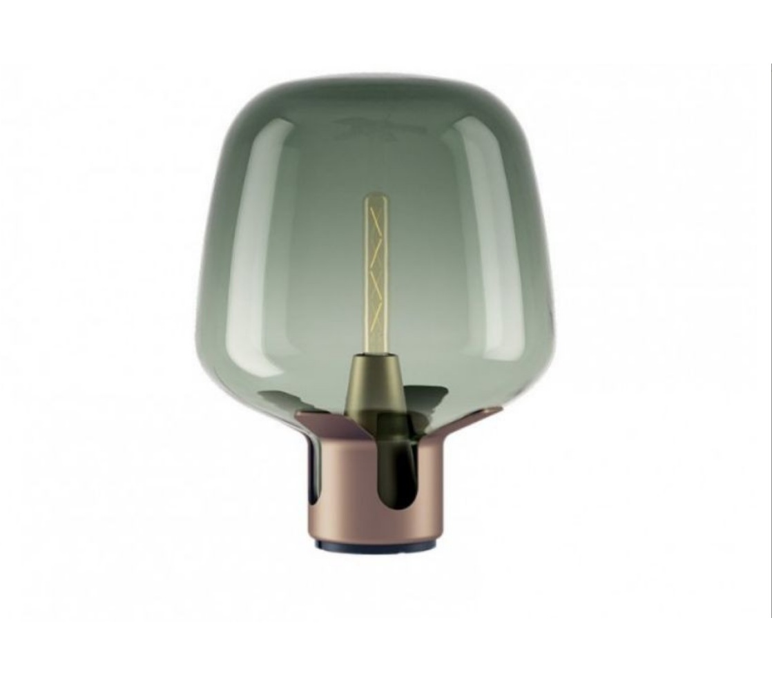 Lodes Flar Medium Table Lamp Terra Turquoise